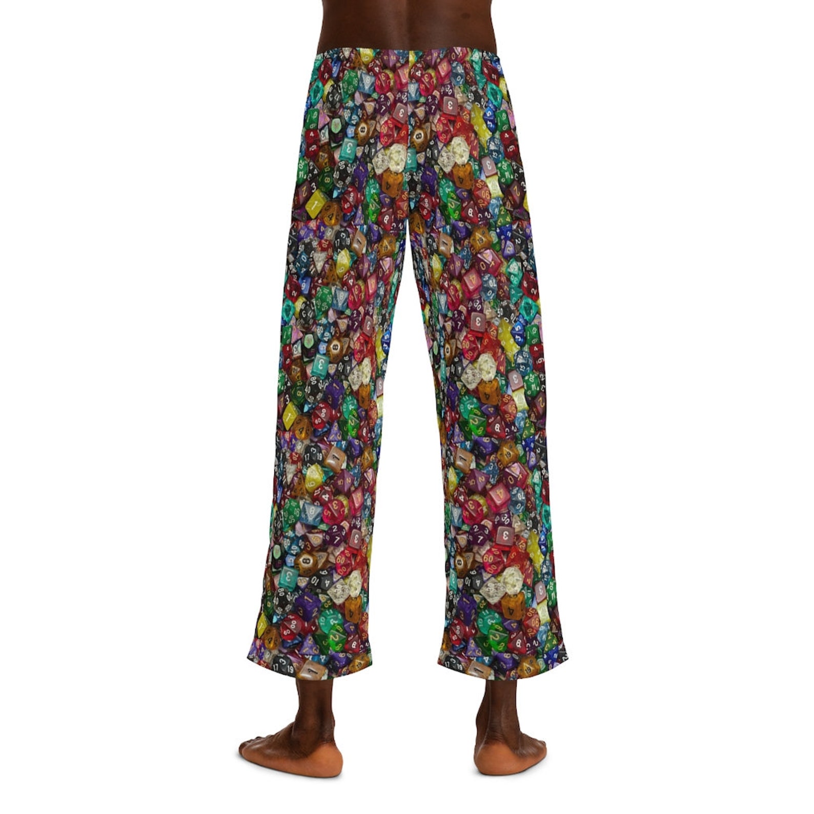 Dice Pajama Pants - Men's Pajama Pants, Dungeons and Dragons Pajamas ...