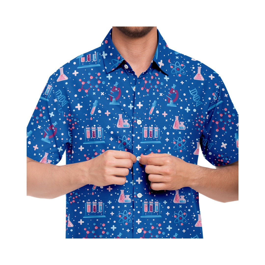 Fun Experiments Button Down Shirt - Chemistry Button Down, Teacher ...