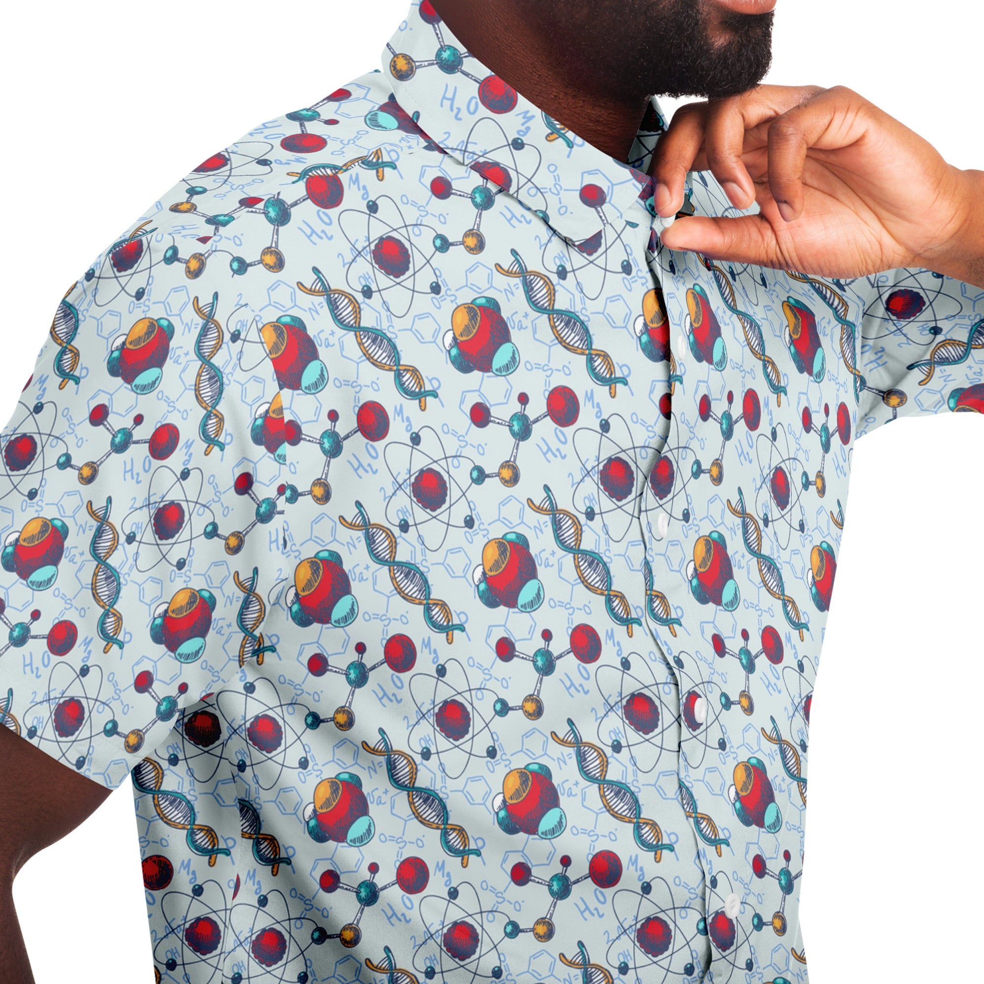 DNA Molecule Button-down Shirt – Geeky Science Apparel - Etsy
