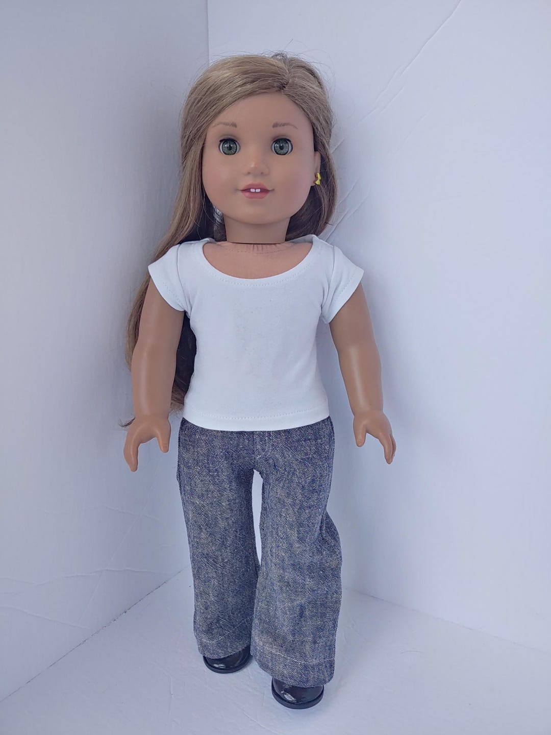 18 Inch Doll Clothes. Fits Like American Doll Bell Bottom Jeans. 18 ...