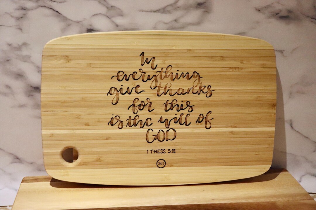 Christian Bread Chopping Board - Etsy