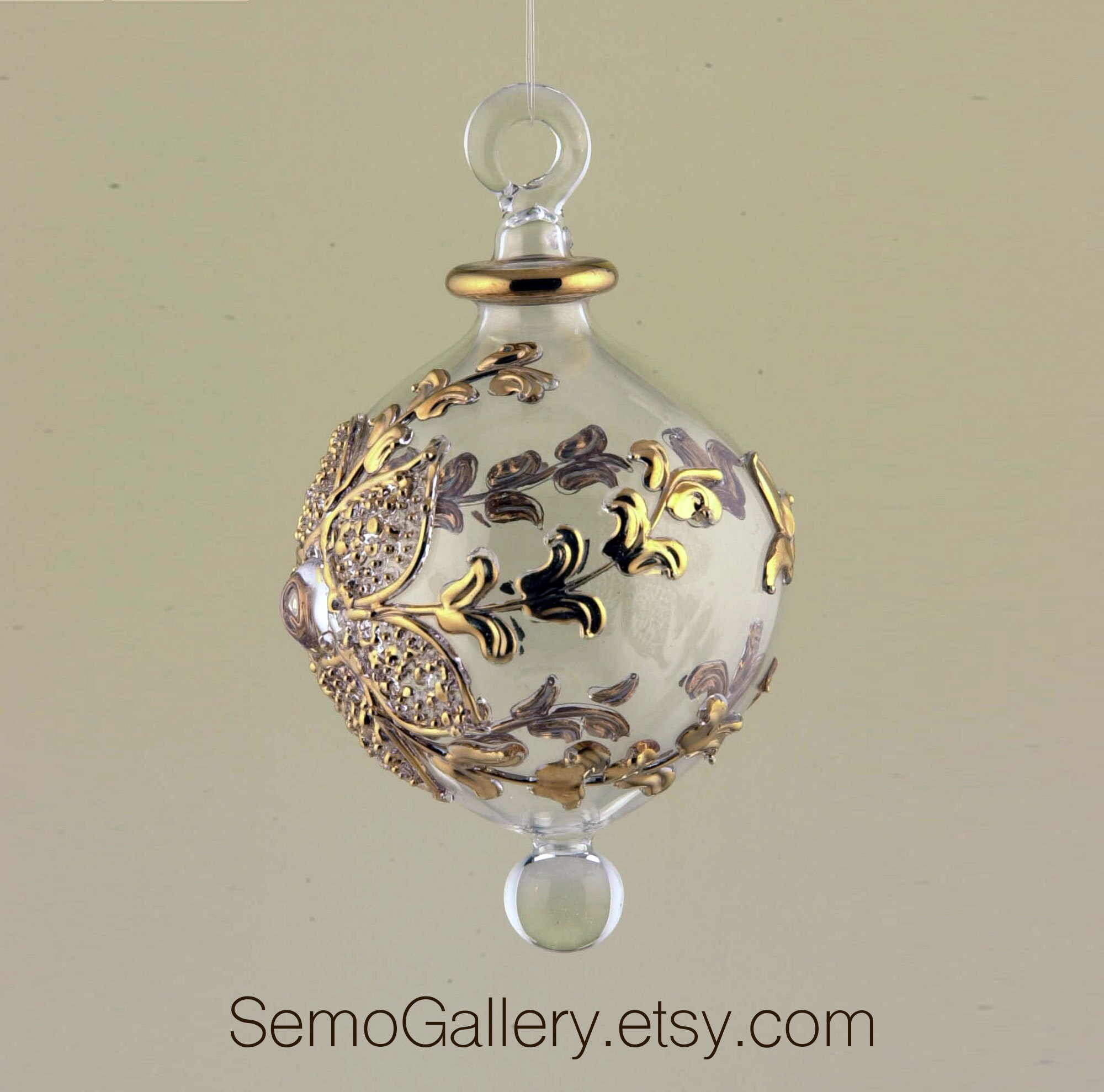 Blown Glass Tree Ornaments Home Decorations Christmas Etsy