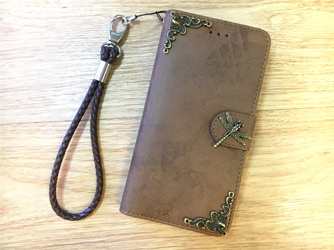 Dragonfly Removable Wallet Leather Magnetic Case for iPhone 11 12 13 14 ...