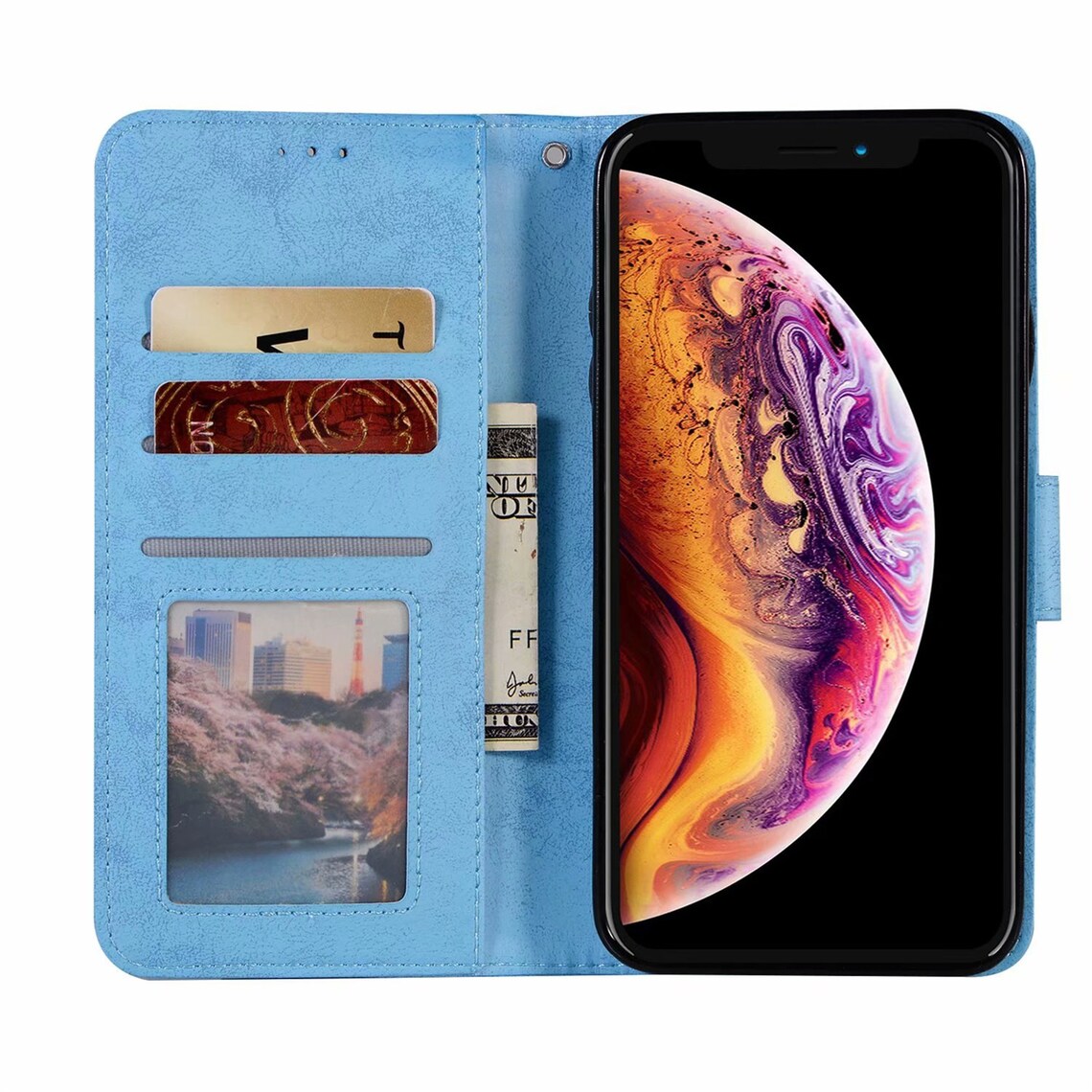 Final Fantasy 7 Cloudy Wolf Removable Phone Wallet Leather | Etsy