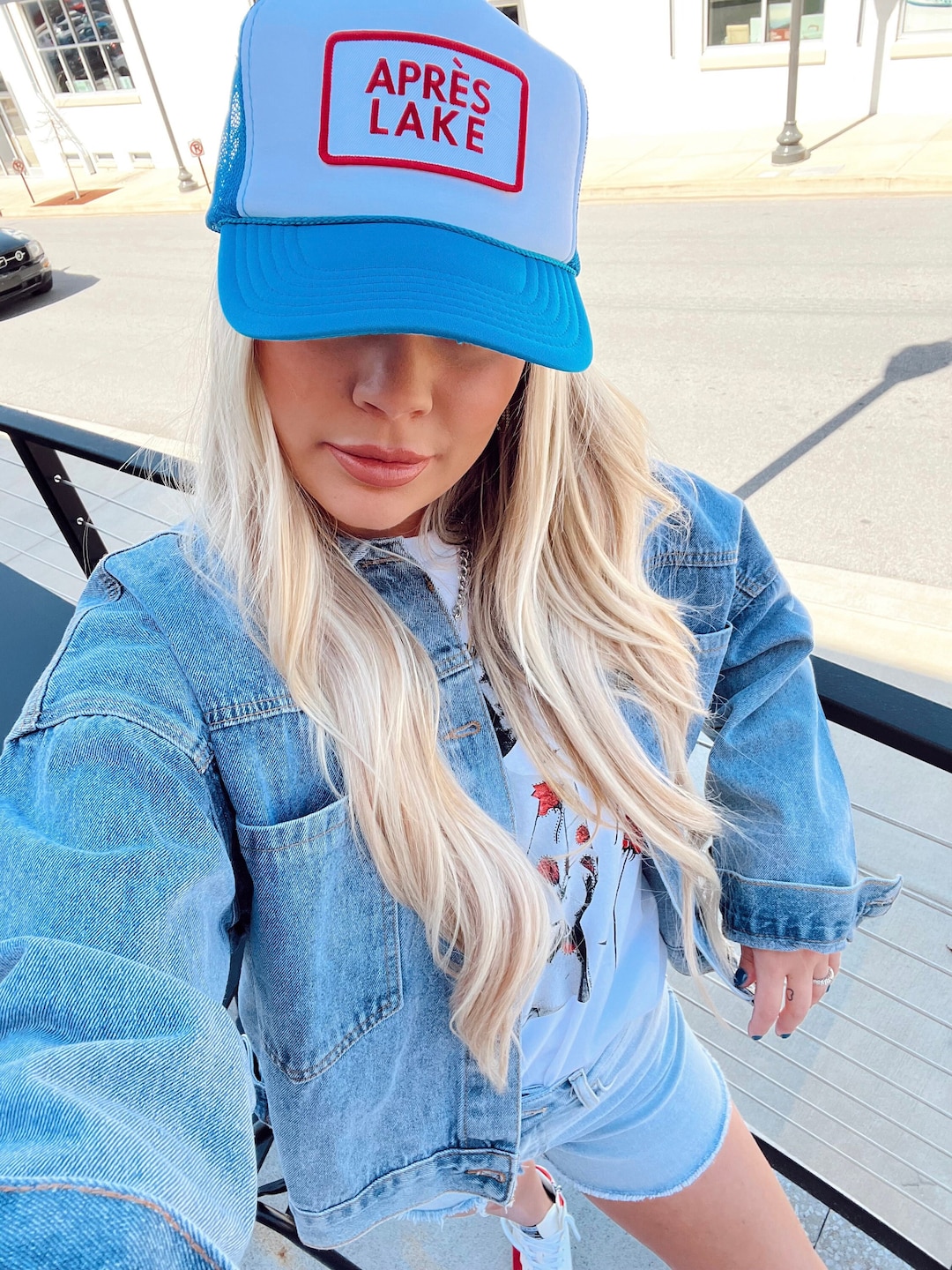 Aprés Lake Patch Trucker Hat - Etsy