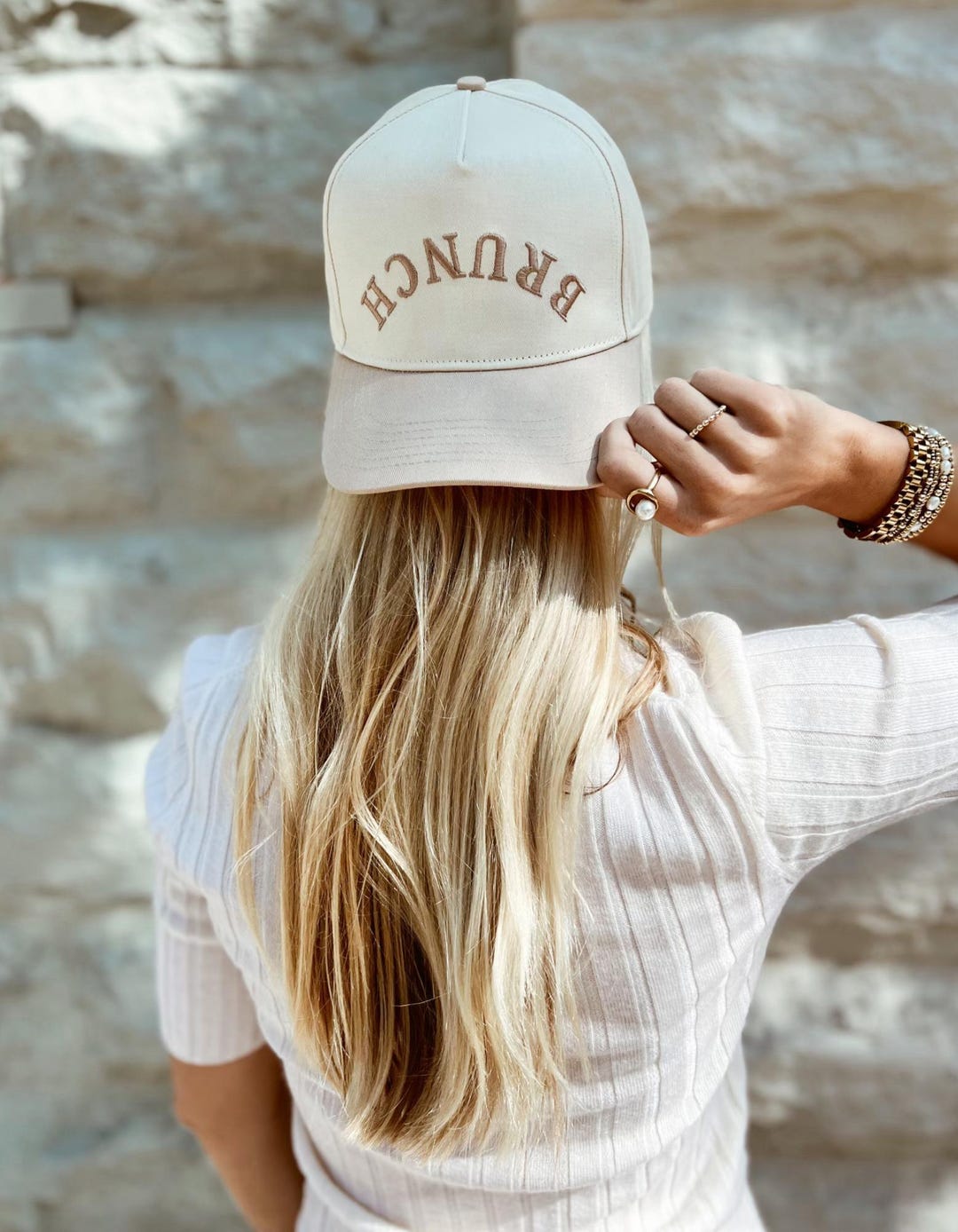 BRUNCH Vintage Trucker Hat-embroidered Hat - Etsy