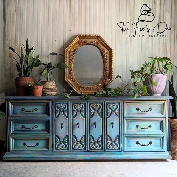 Bohemian Dresser - Etsy