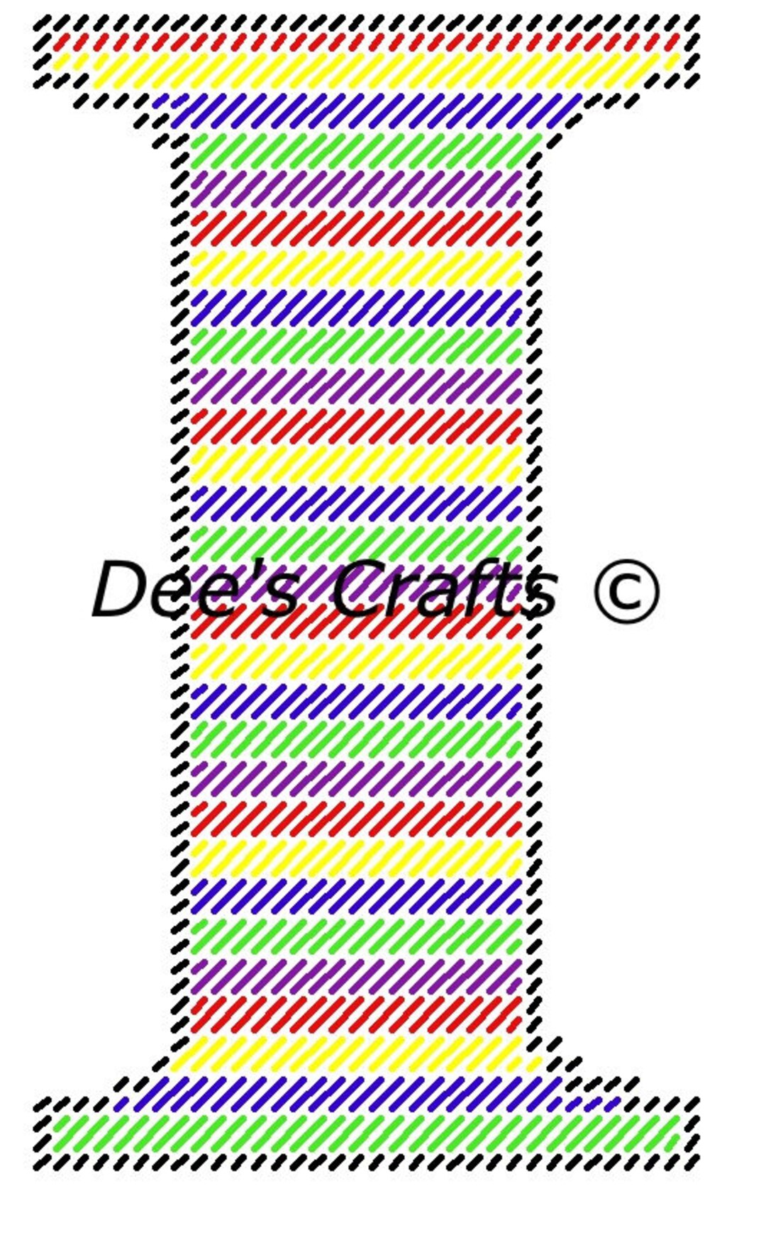 LETTER I - Big Letter Collection - Door/wall Hanging CUTOUT - Plastic ...