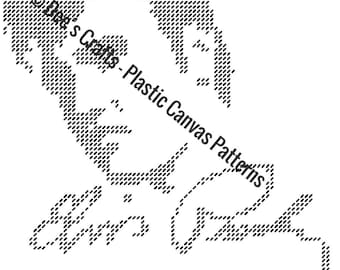 MOTORCYCLE - Wall Hanging - Plastic Canvas Pattern - Etsy