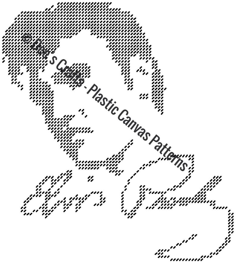 ELVIS - Wall Hanging - Plastic Canvas Pattern - Etsy