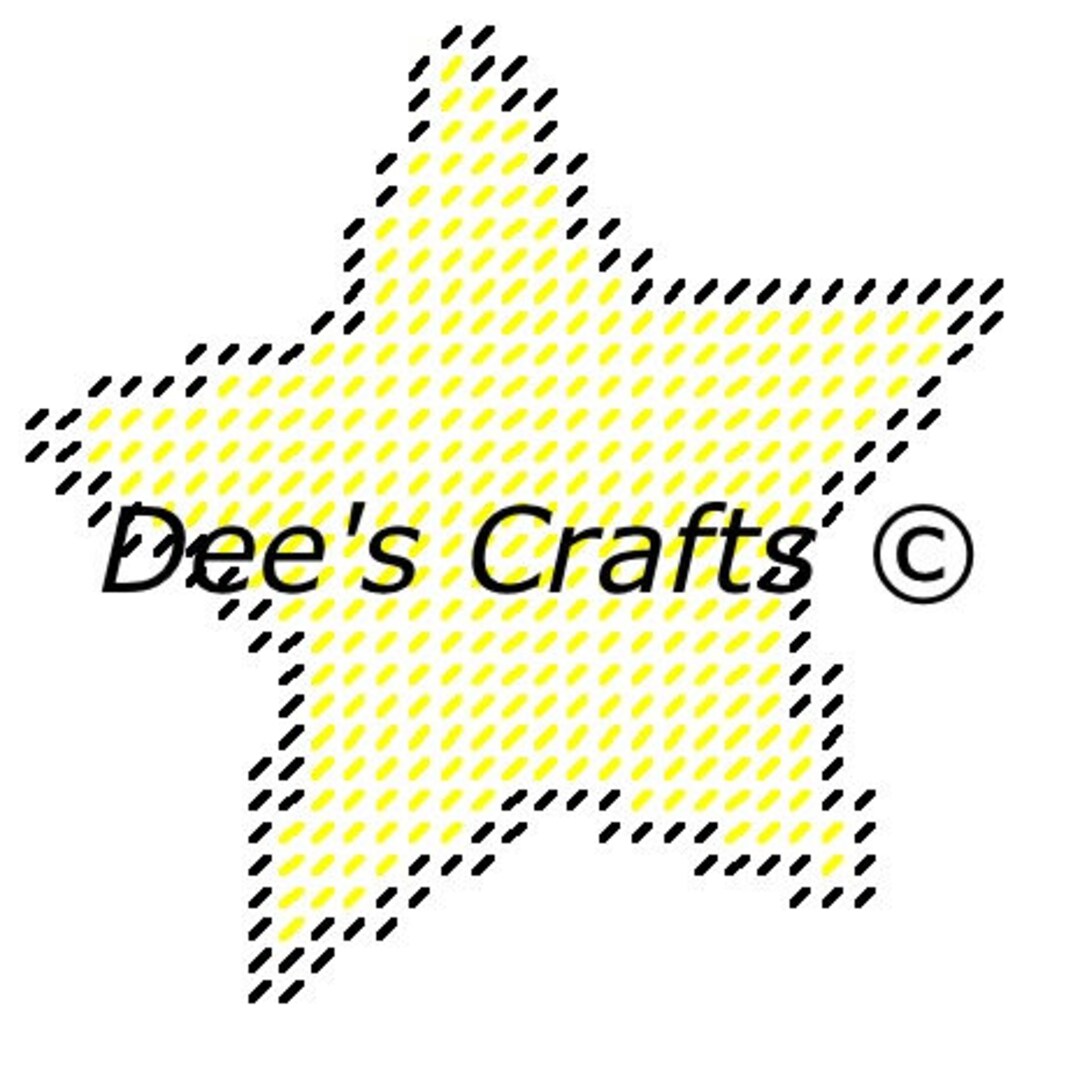 CHRISTMAS STAR 1 - Christmas Collectiion - Ornament - Plastic Canvas ...