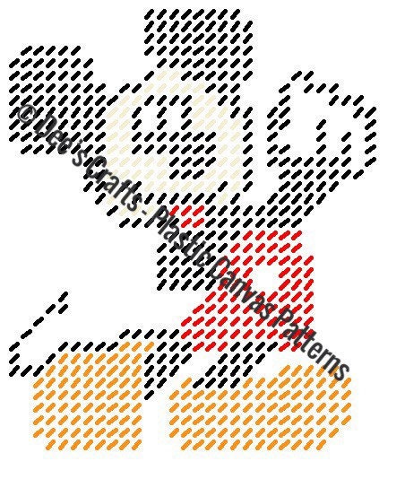 MOUSE BODY Cartoon Tissue Box Cover Plastic Canvas Pattern - Etsy