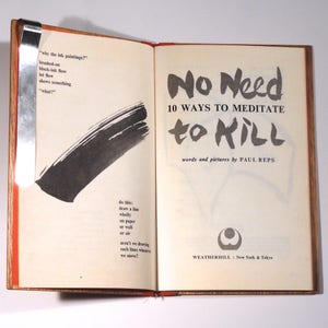 10 Ways to Meditate, by Paul Reps 1974 Mahogany Hardbound - Etsy