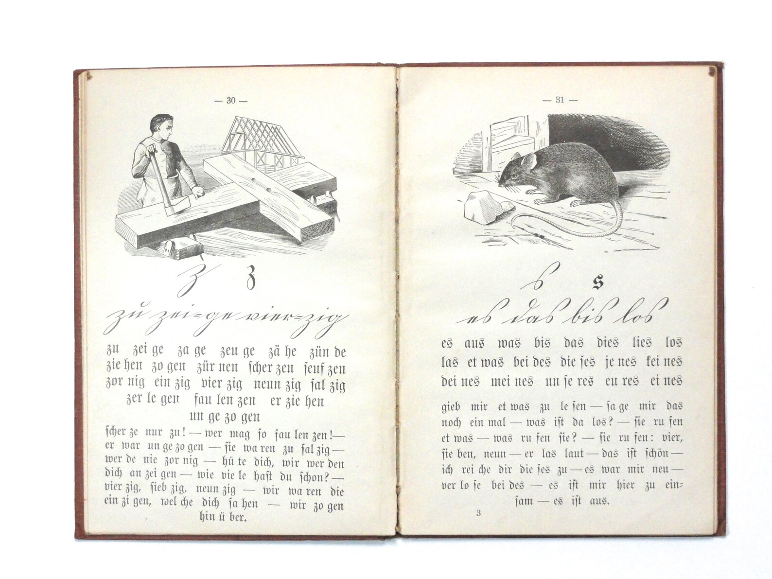 Schreib Lese Fibel, by German Evangelism Synod, Rev. R. Wobus - 1885 ...