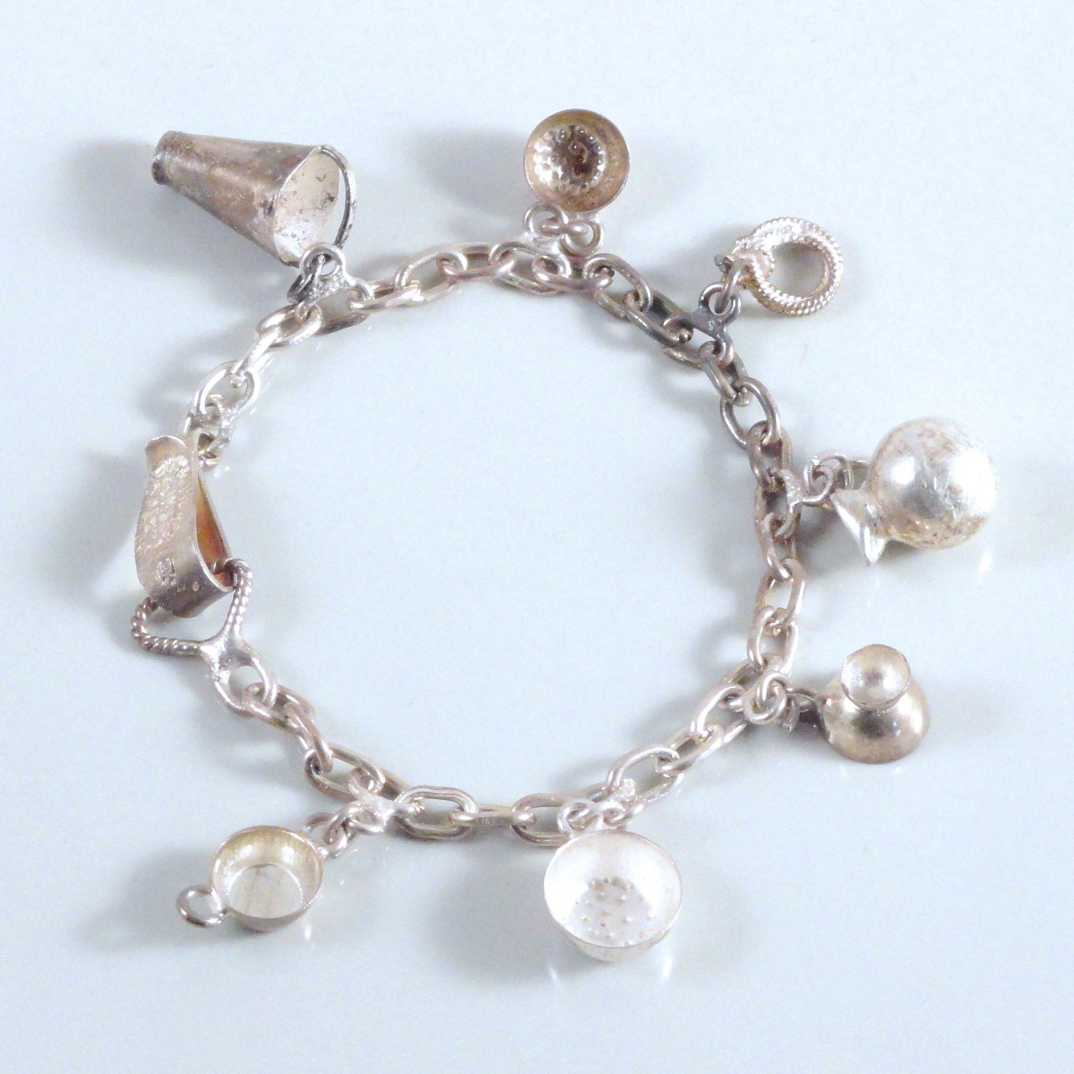 Vintage 925 Taxco Silver Hand Wrought Housewares Charm | Etsy