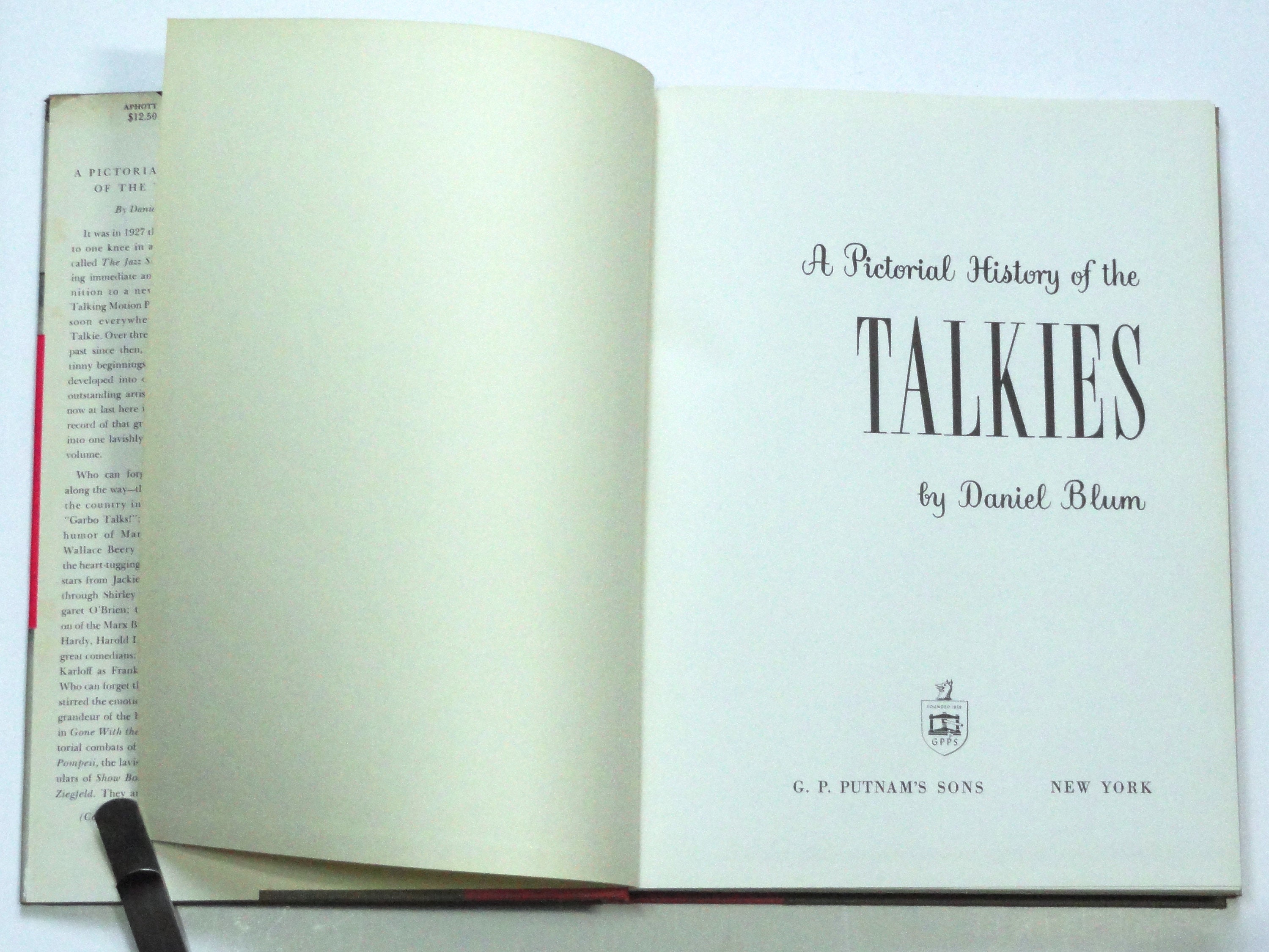 A Pictorial History of the Talkies by Daniel Blum 1958 - Etsy