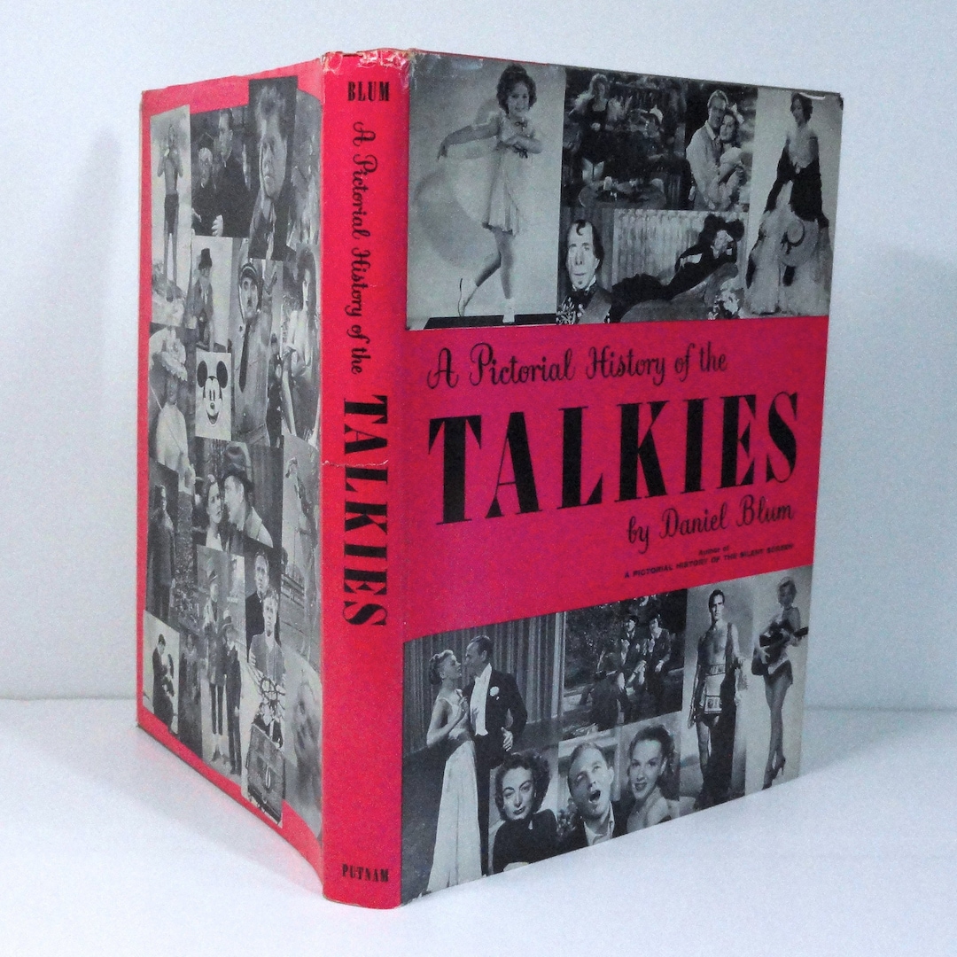 A Pictorial History of the Talkies, by Daniel Blum, 1958 Hardbound - Etsy