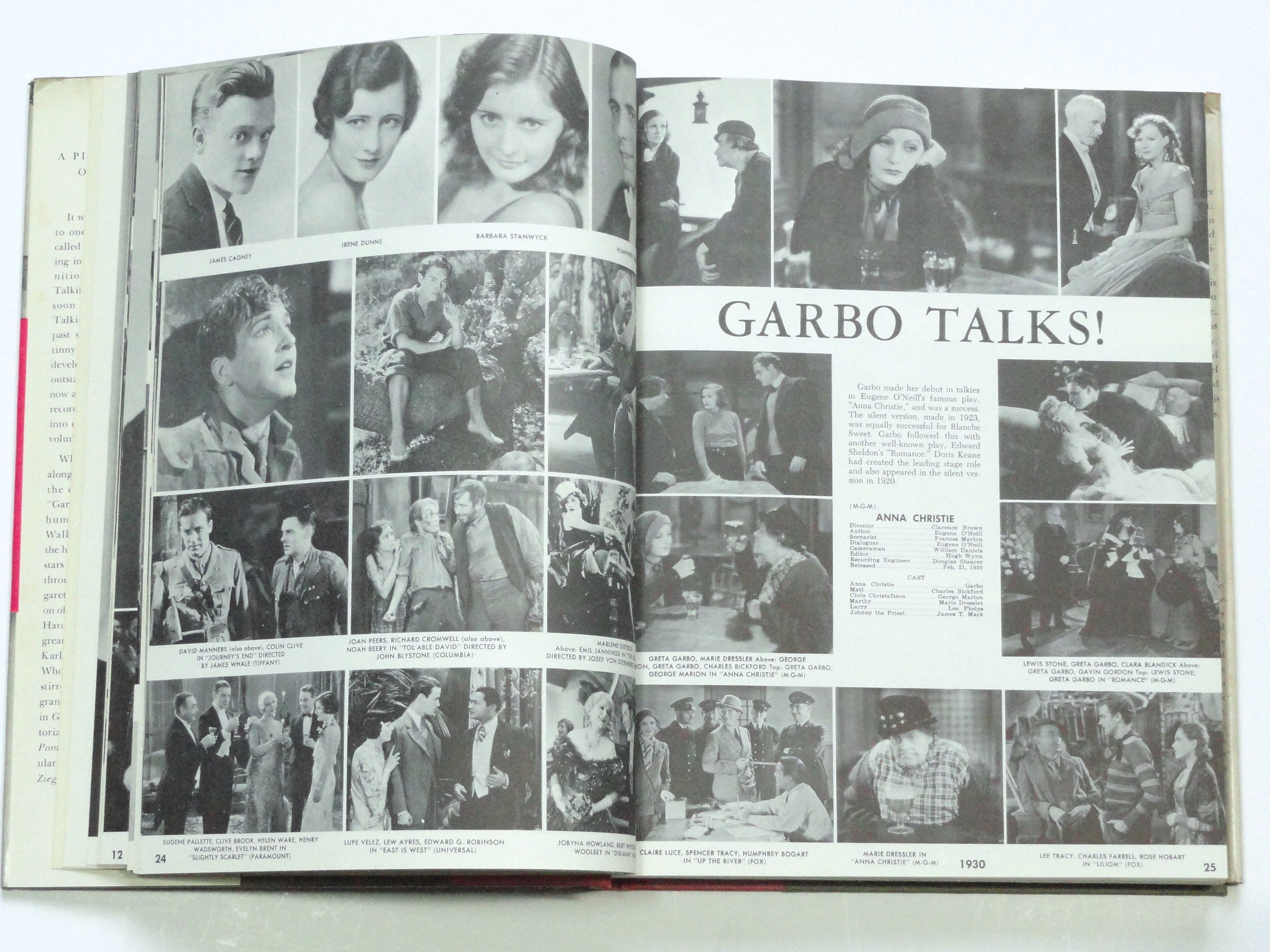 A Pictorial History of the Talkies, by Daniel Blum, 1958 Hardbound - Etsy