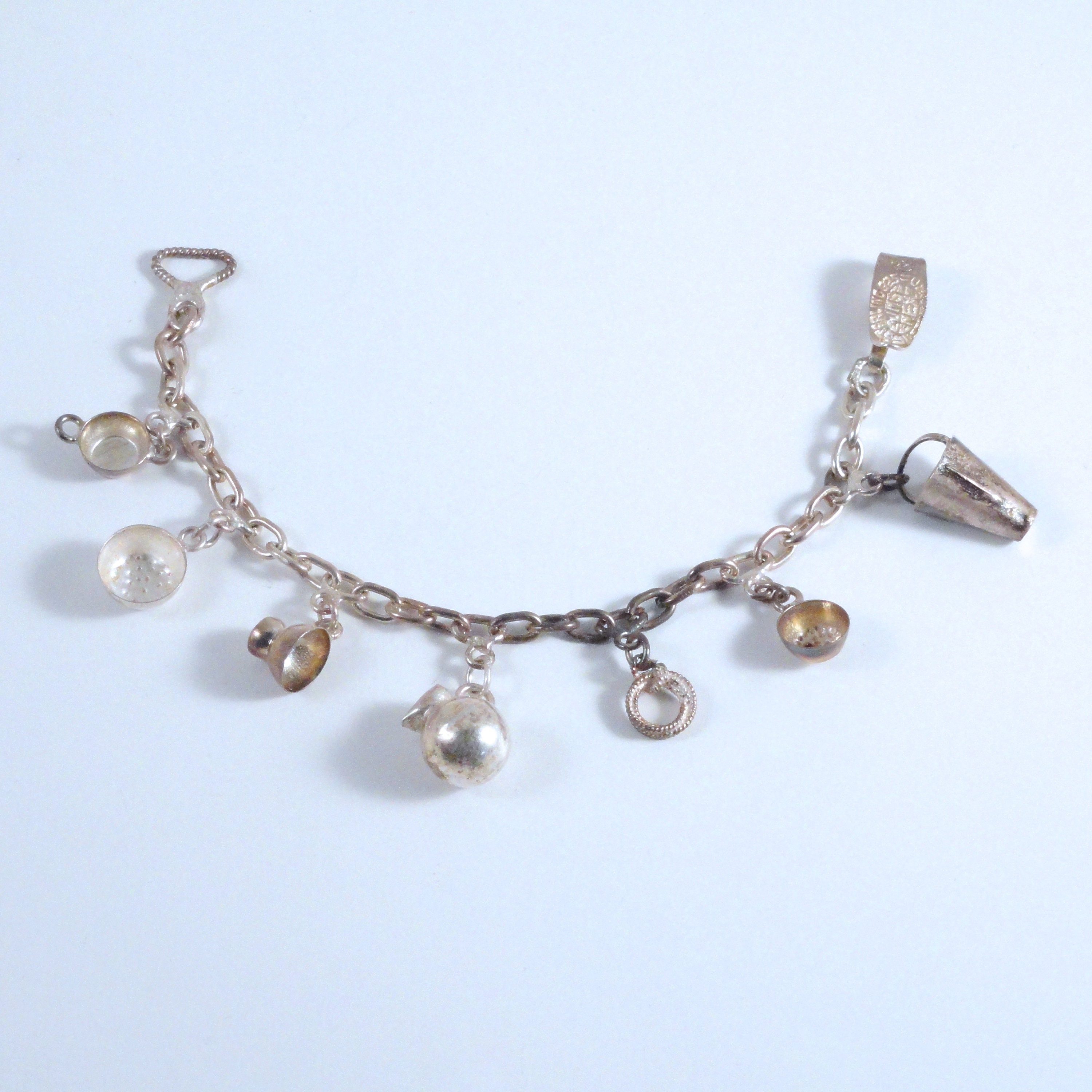 Vintage 925 Taxco Silver Hand Wrought Housewares Charm | Etsy