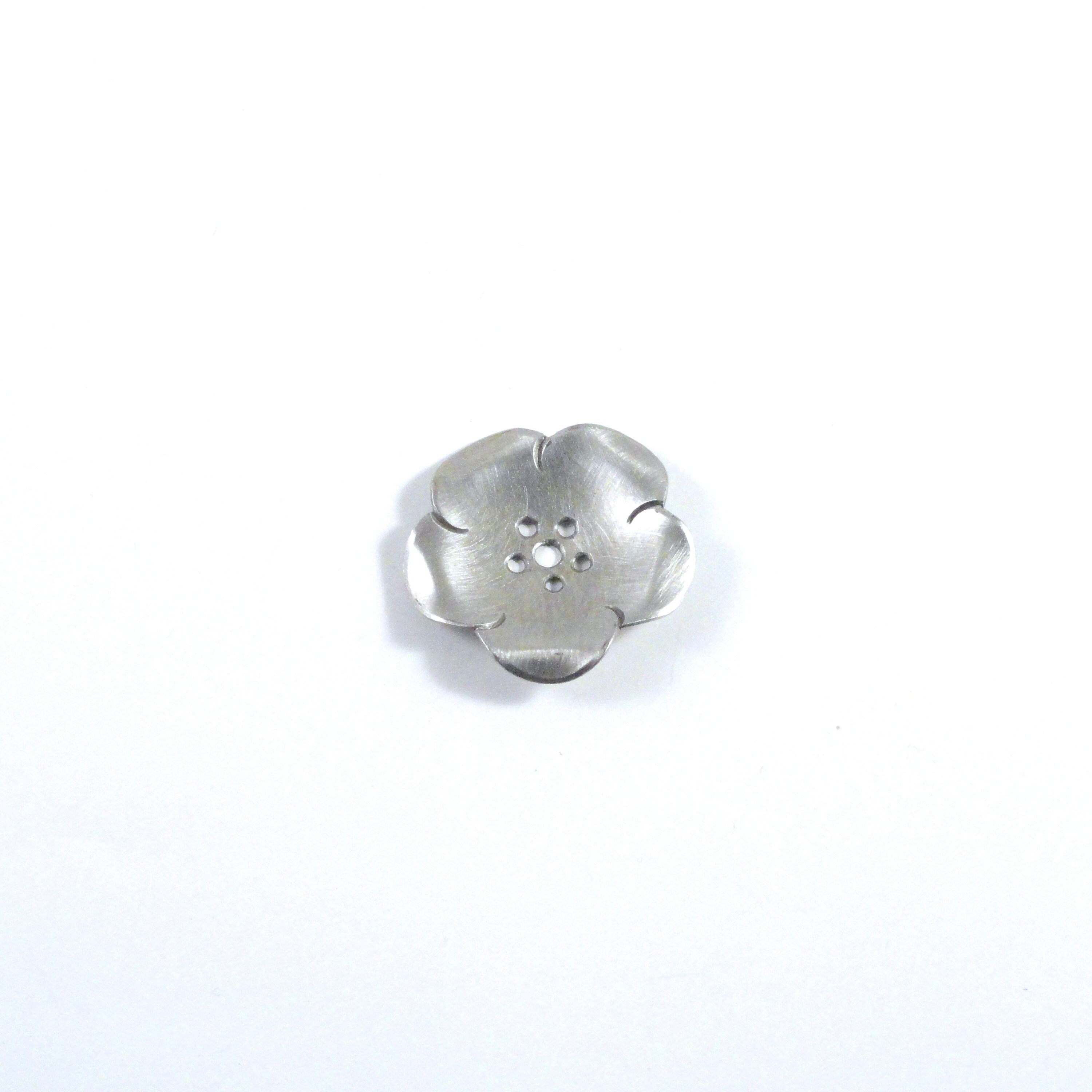 Vintage 1950's Silver Button Large Mexican Modernist | Etsy