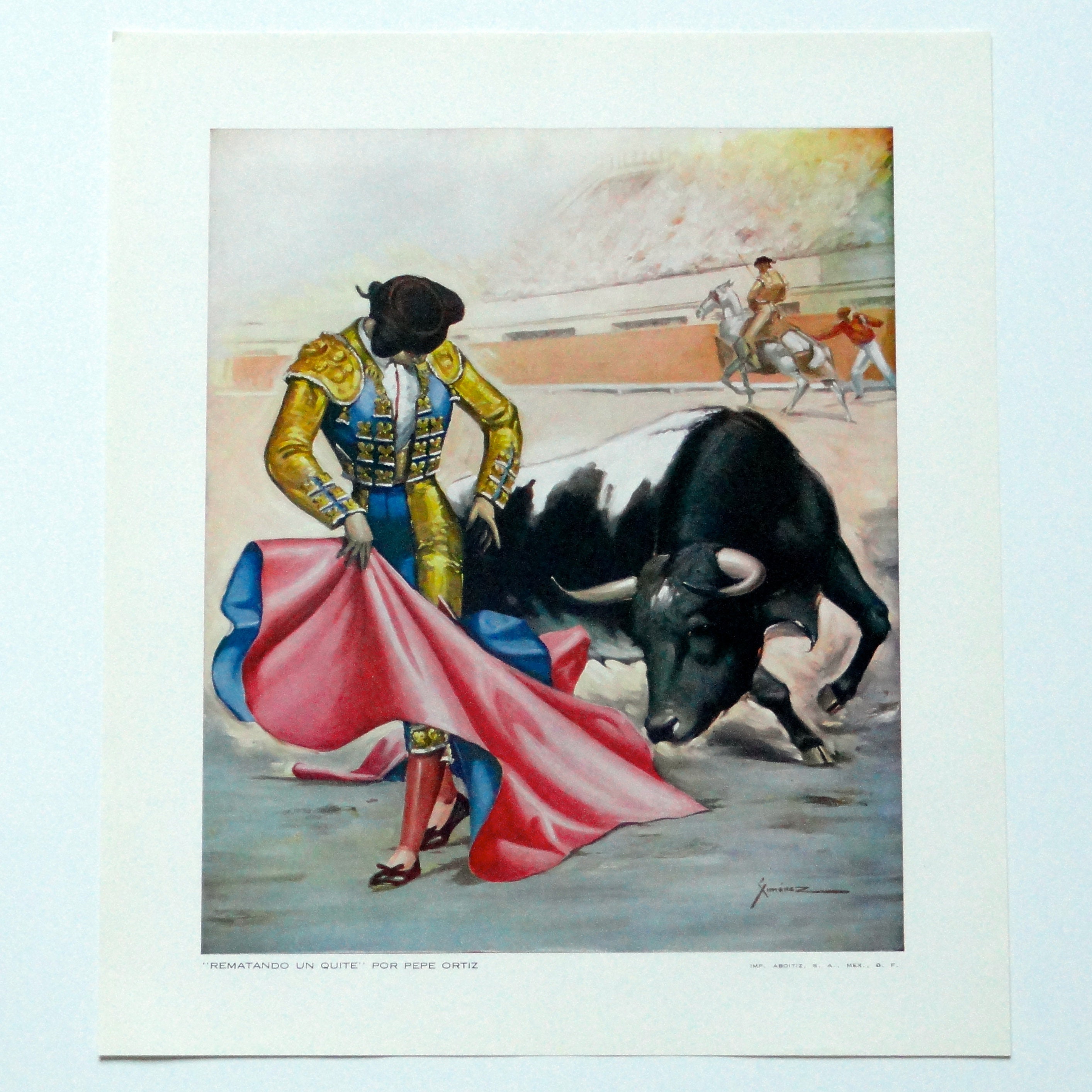 Vintage Bullfight Posters Set of 10 Genuine 1950's - Etsy