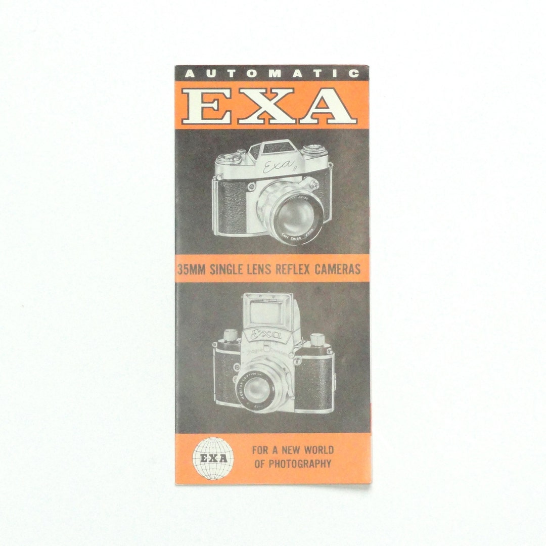 Automatic Exa Pamphlet, by Exakta Camera Company, NY C1950s - Etsy