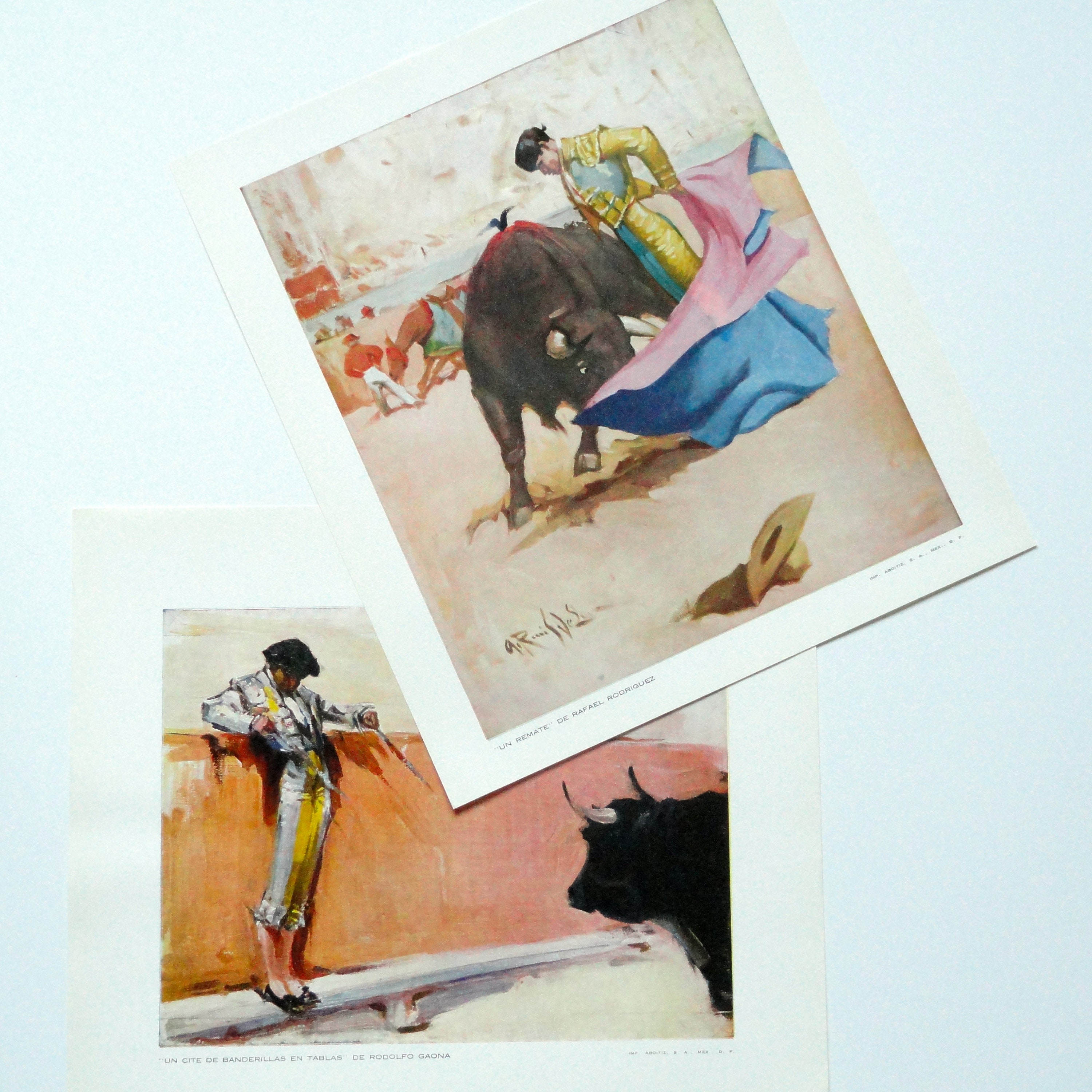 Vintage Bullfight Posters Set of 10 Genuine 1950's - Etsy