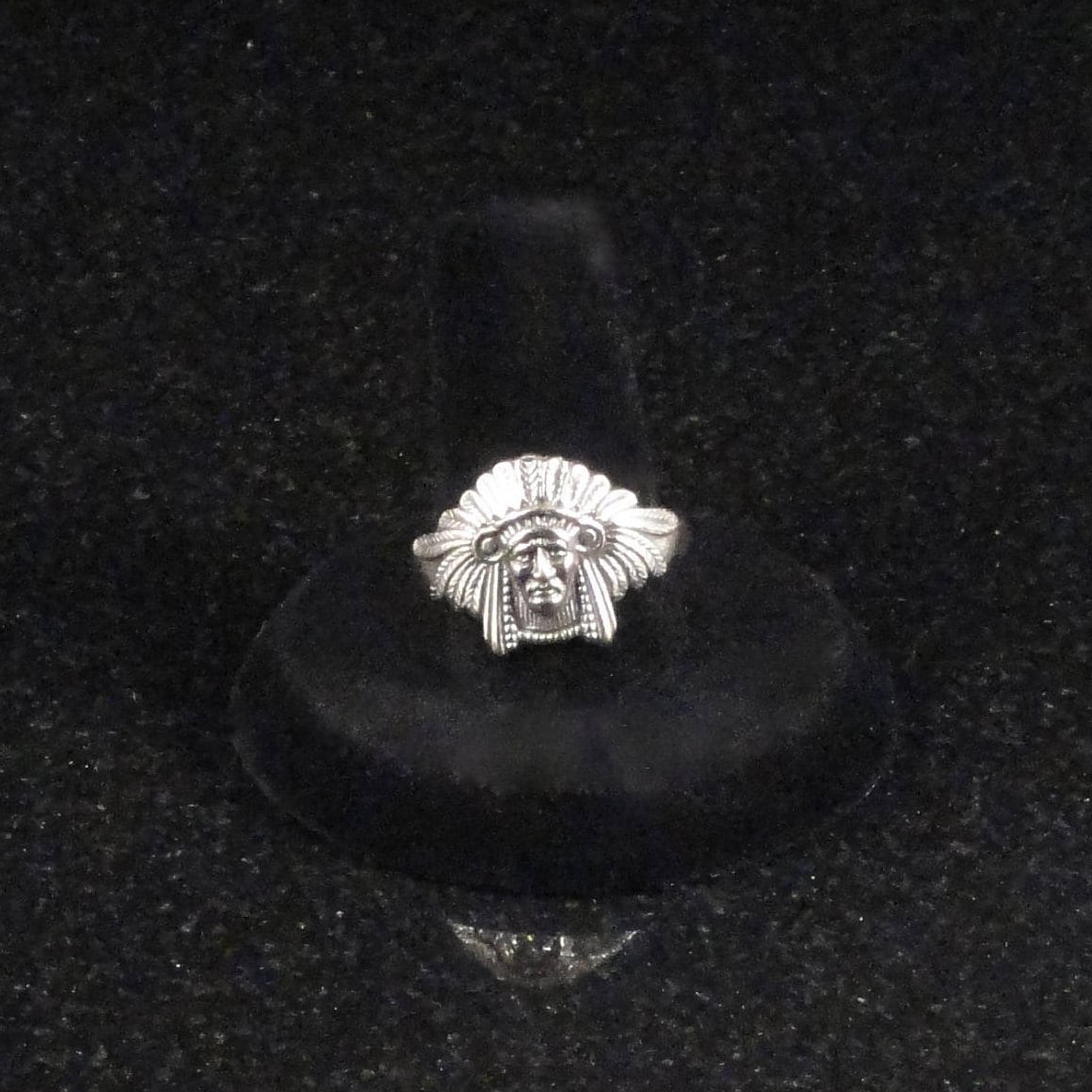 Vintage Maisel's Sterling Silver Indian Head Chief Ring - Etsy