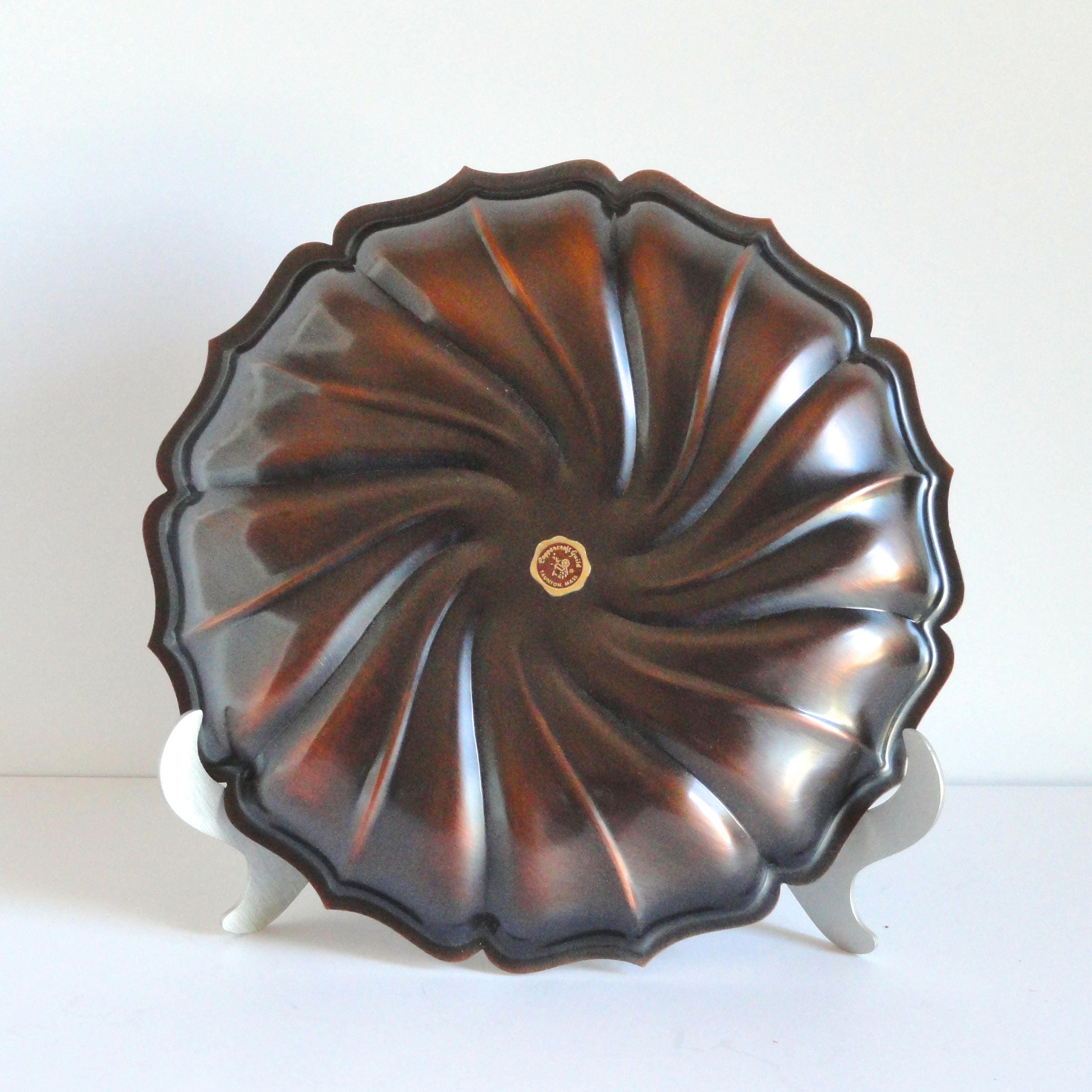 Vintage Copper Serving Bowl Coppercraft Guild Taunton Mass. | Etsy