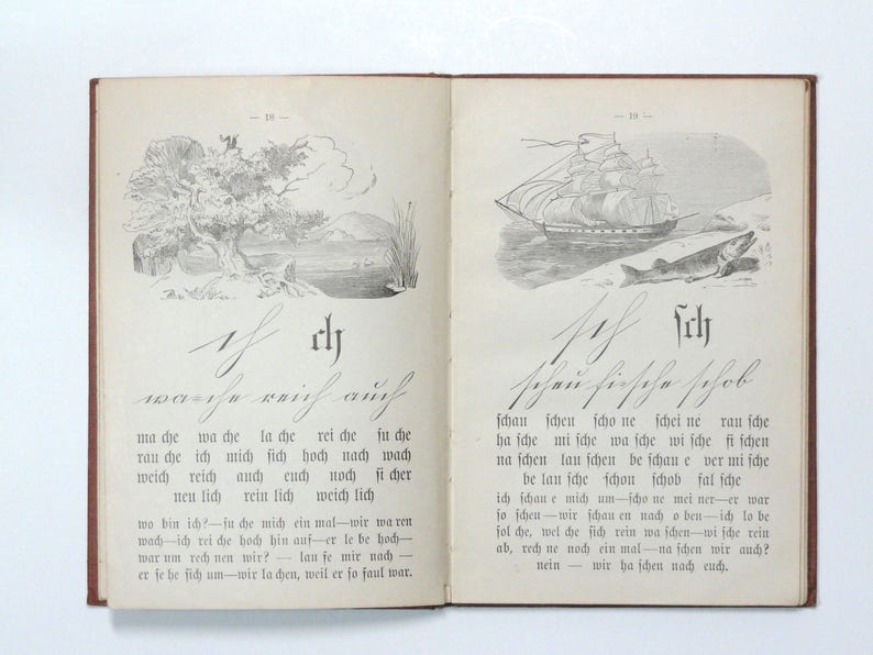 Schreib Lese Fibel, by German Evangelism Synod, Rev. R. Wobus - 1885 ...