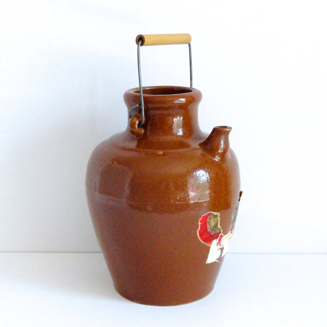 Vintage Chinese Stoneware Vinegar Jug C1970's - Etsy