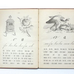 Schreib Lese Fibel, by German Evangelism Synod, Rev. R. Wobus - 1885 ...