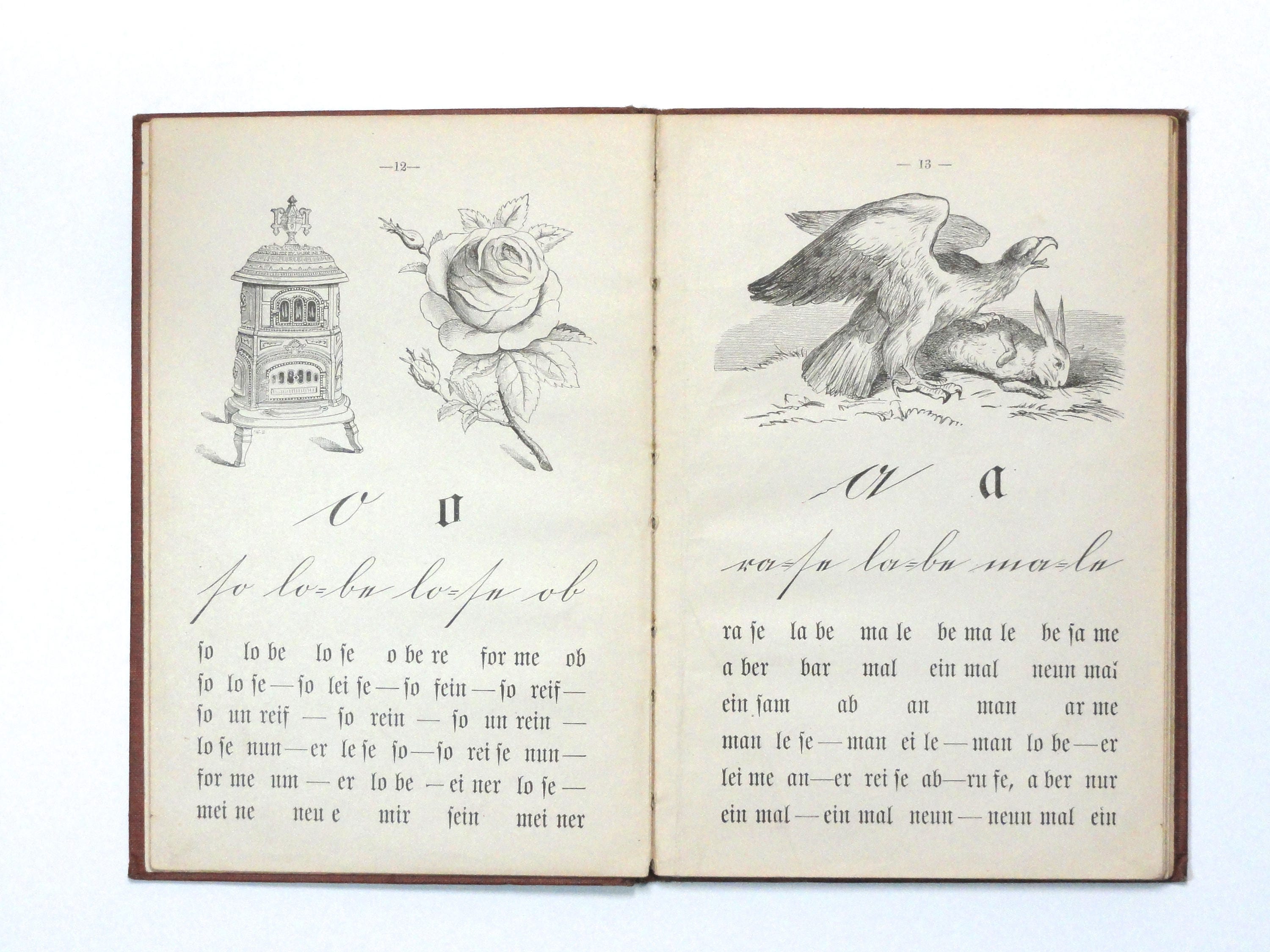 Schreib Lese Fibel, by German Evangelism Synod, Rev. R. Wobus - 1885 ...