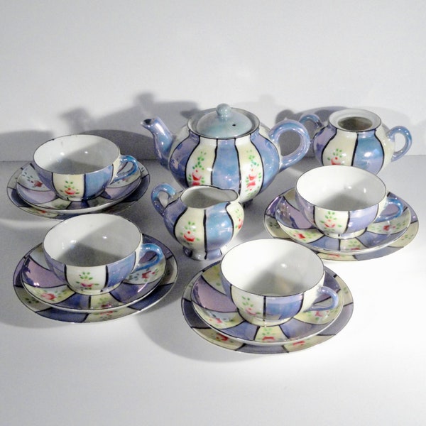 Lusterware Tea Set - Etsy