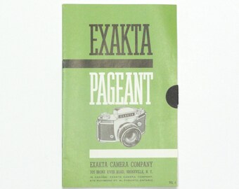 Exa II Advertisement by Exakta Camera Company NY C1950s - Etsy