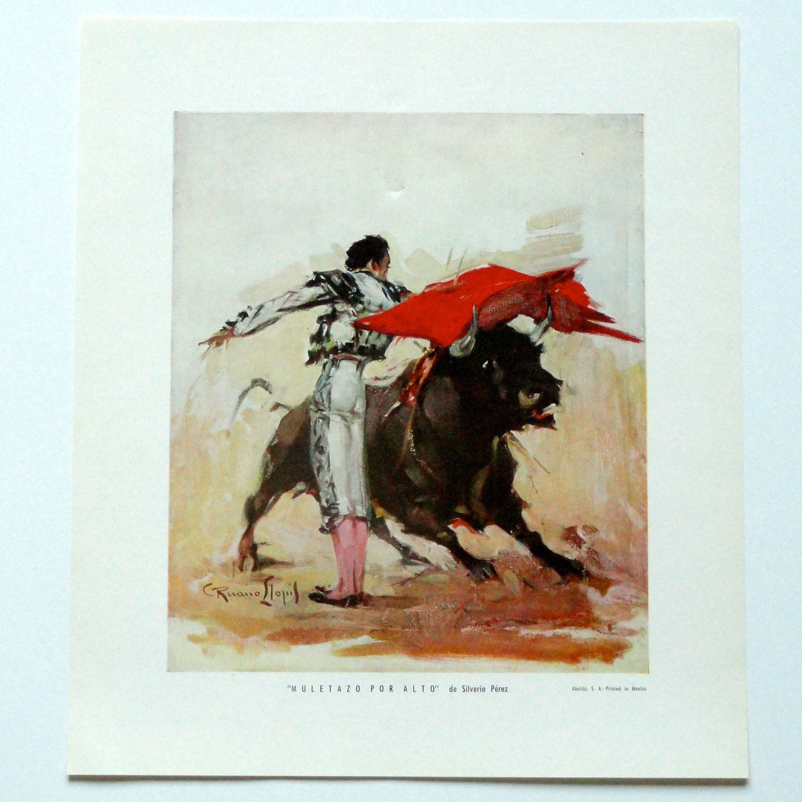 Vintage Bullfight Posters, Set of 10 Genuine 1950's Prints, Matador ...
