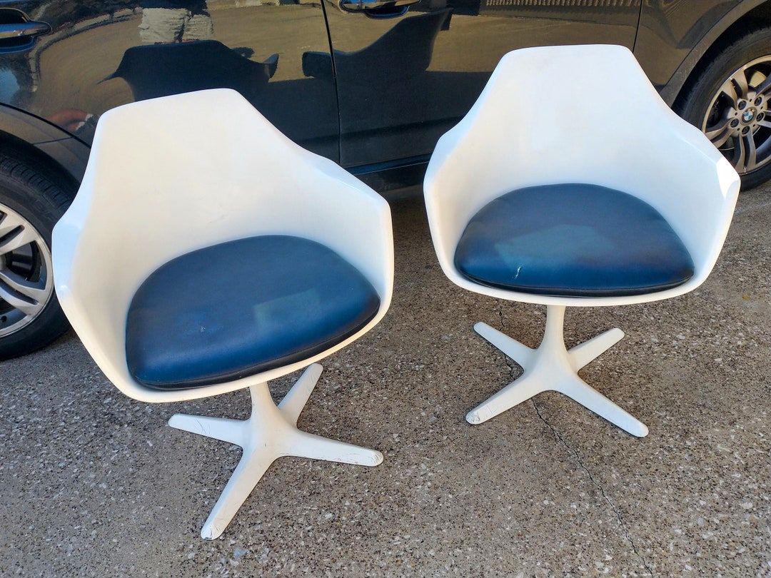 1960's Burke Tulip Shell Chairs/armchairs 116 2 - Etsy