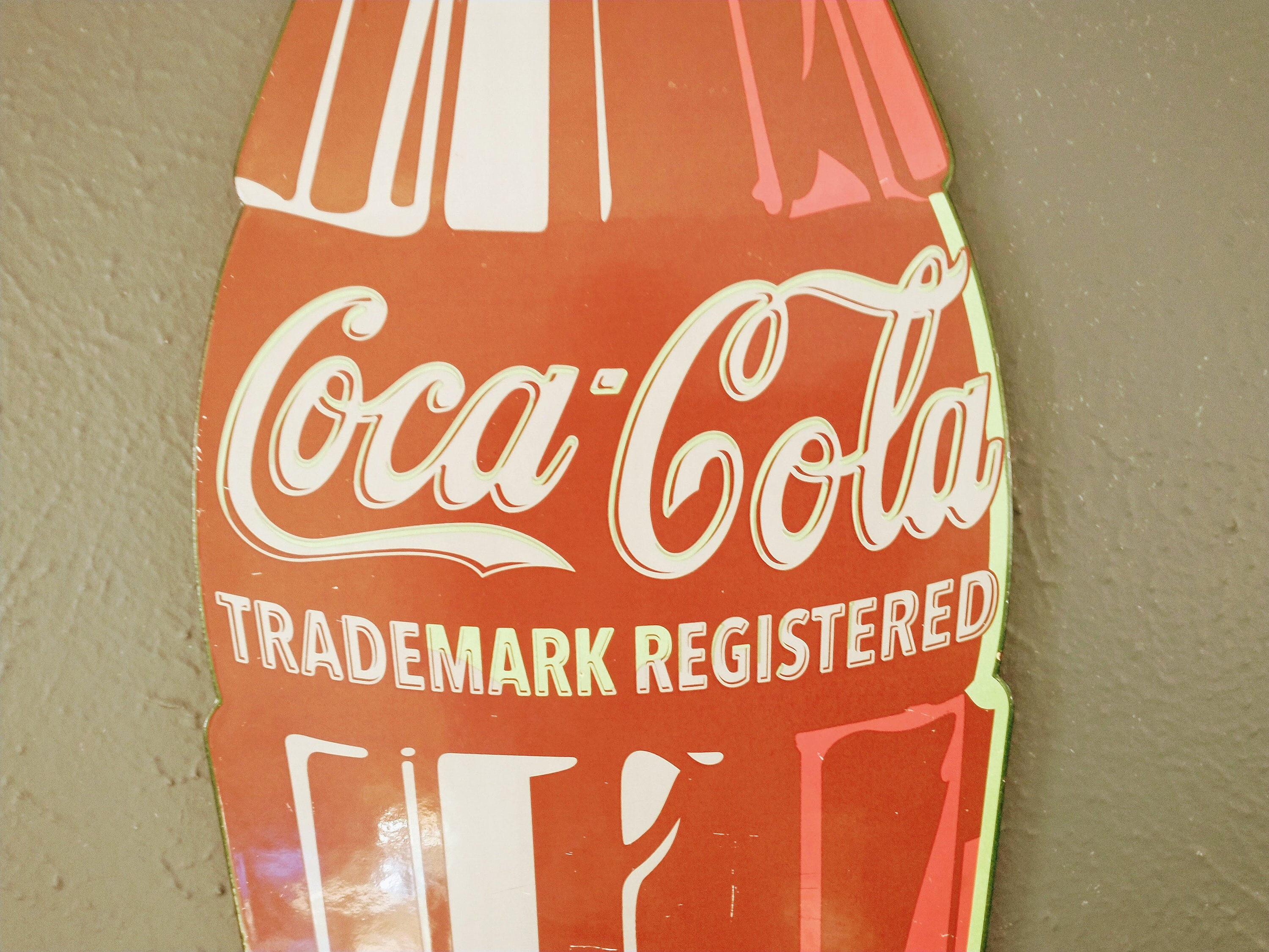 Porcelain Coca-cola Bottle Sign - Etsy