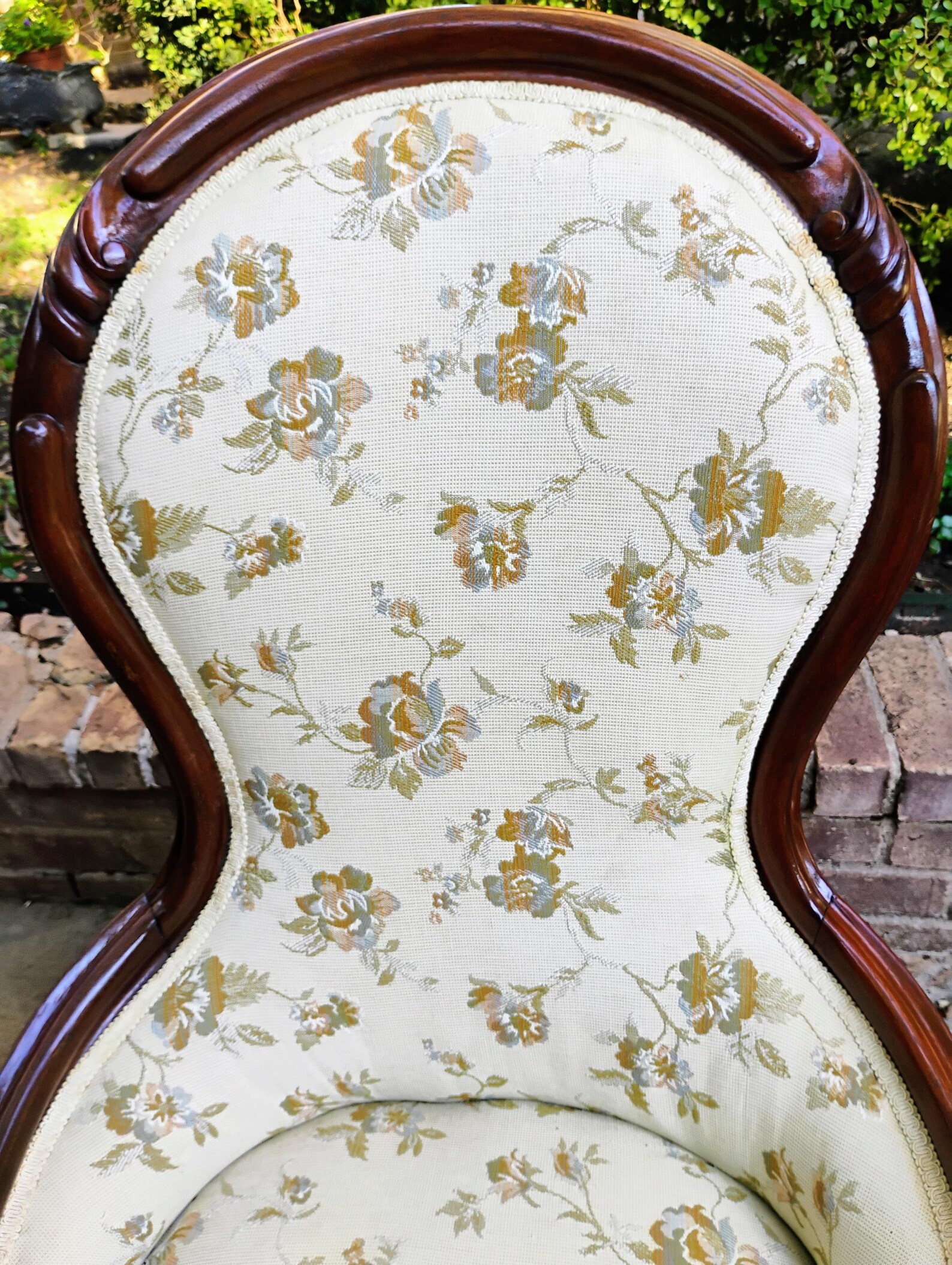 Victorian Style Spoon Back Parlor/lounge Chair - Etsy