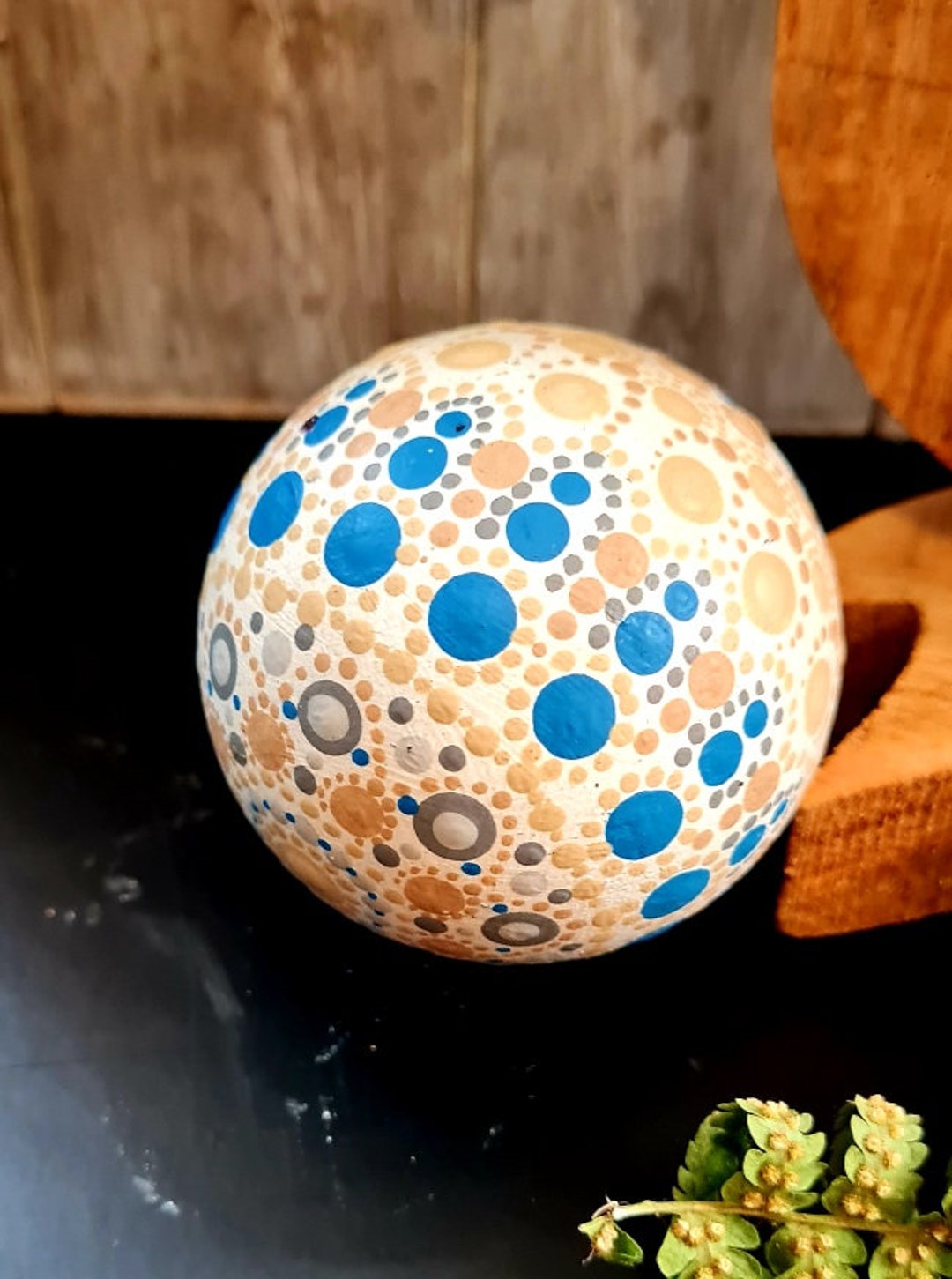 Mandala Ball Mandala Stone Gift Idea Present Souvenir - Etsy