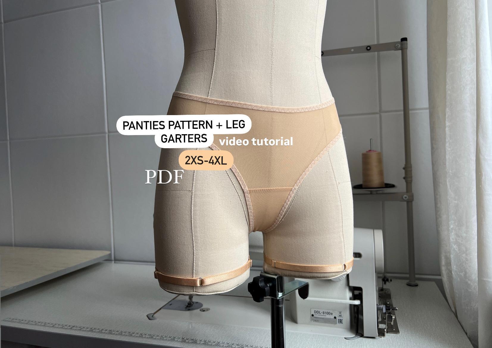Women’s Panties Sewing Pattern PDF – Easy Lingerie Pattern for ...