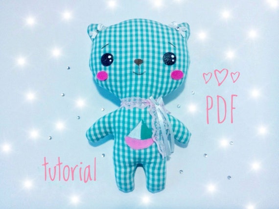 Bear Toy DIY Teddy Bear Tutorial Teddy Bear Pattern Bear PDF - Etsy