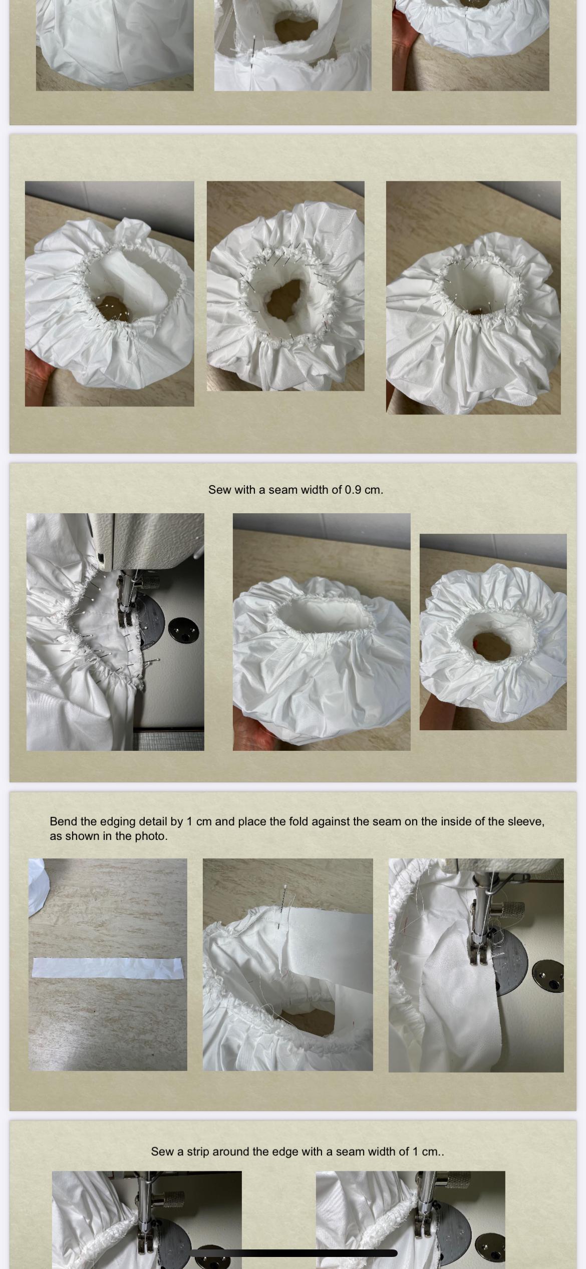 A Set of Patterns for Balloon Sleeves PDF Pattern Sleeves in Sizes 42 ...