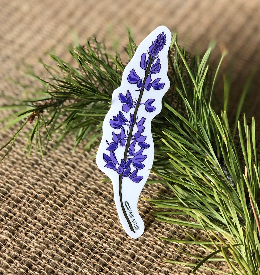 Lupin Sticker - Wild Flower Collection - Etsy