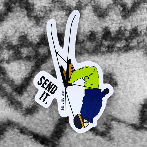 Ski Stickers - Etsy