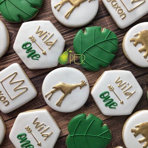 6 Wild One Themed Birthday Cookies - Etsy