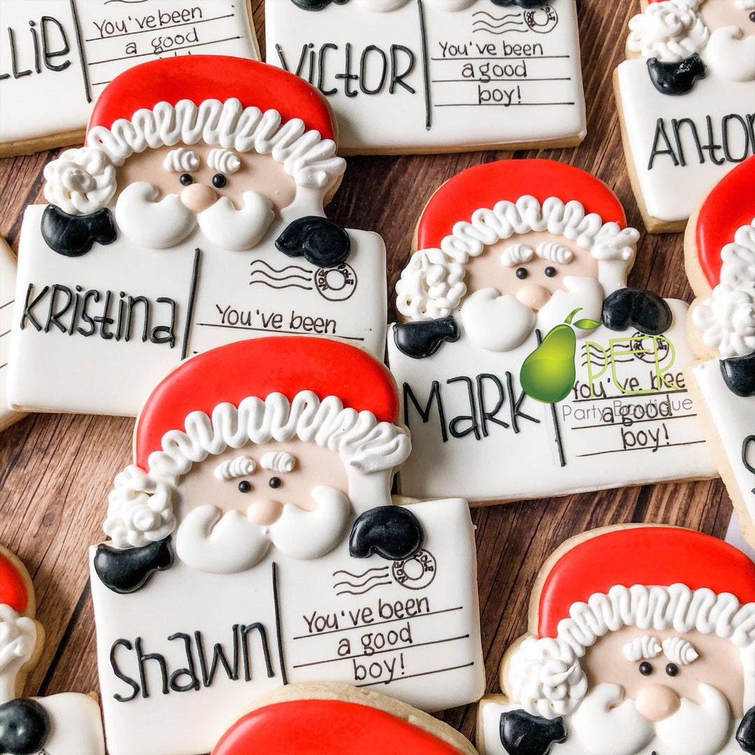 Santa’s Letter Personalized Cookie - Christmas Special - Pre-order** - Etsy