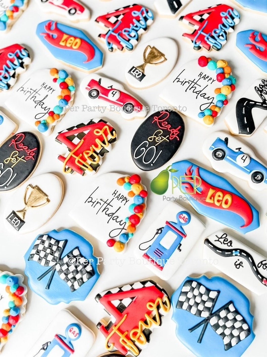 24 Cookies Hot Wheels Cookies Cars Cookies Race Cookies Birthday ...