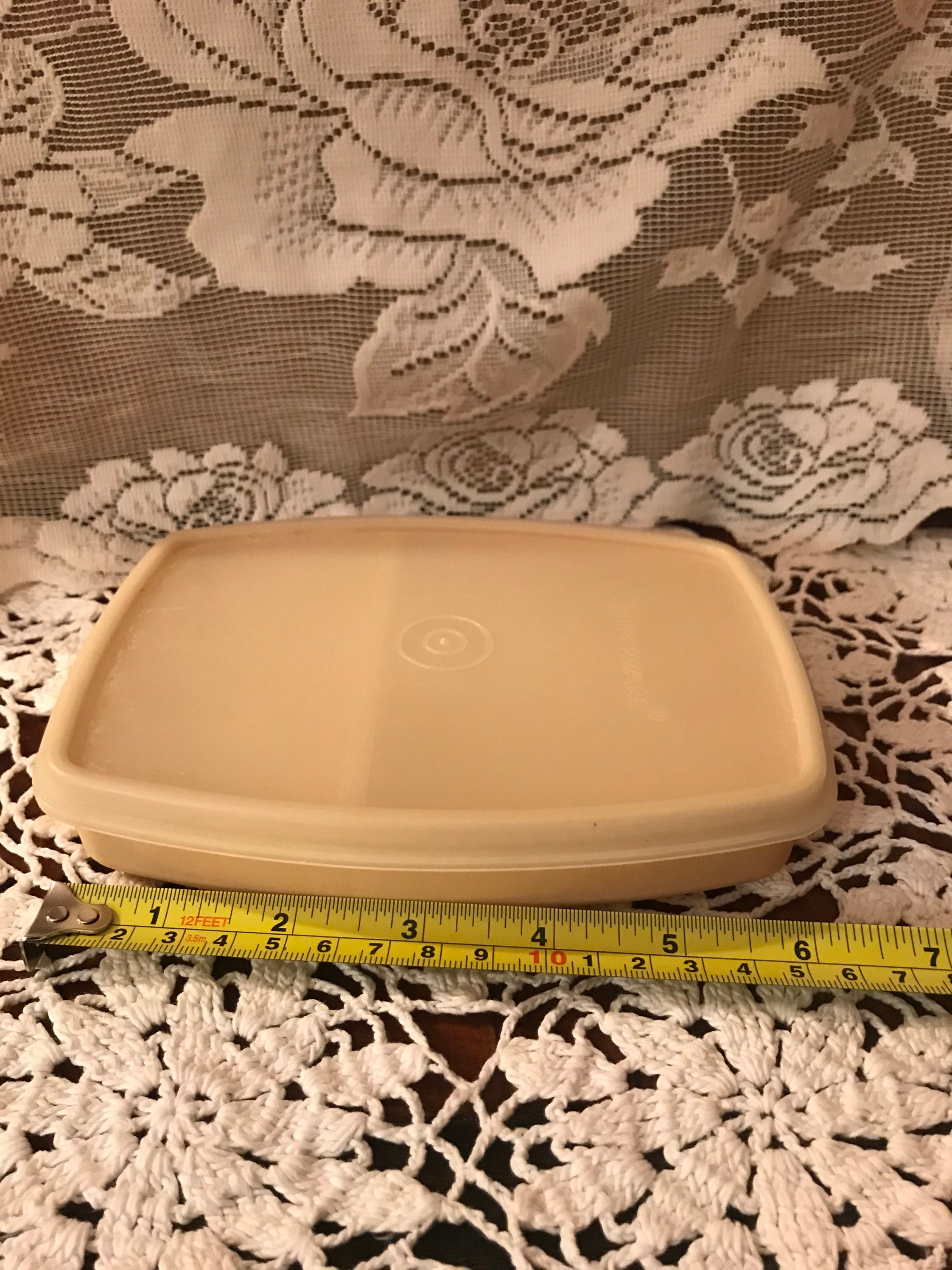 Vintage Divided Lunch Tupperware - Etsy