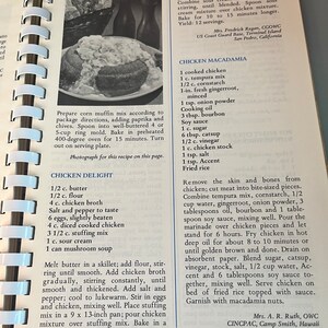 Recipes on Parade Entree Meats, Favorite Recipes From Military Officers ...